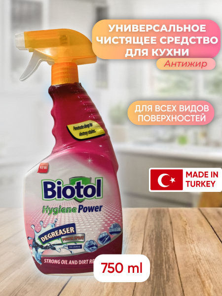 Biotol Чистящее средство для удаления жира, спрей для кухни Biotol ...