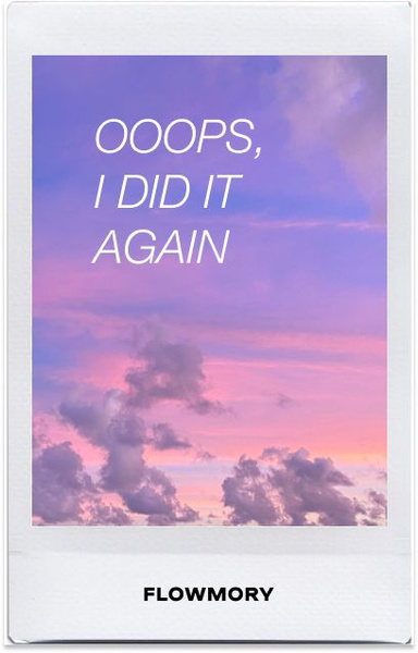 3d стикер "Ooops, I did it again" - купить с доставкой по выгодным ...