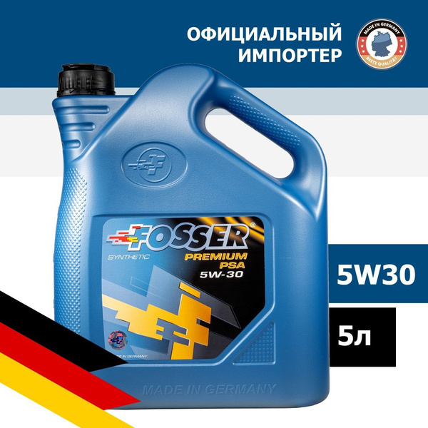 Масло моторное Fosser Premium PSA 5W-30 Синтетическое 5 л 10095l купить ...