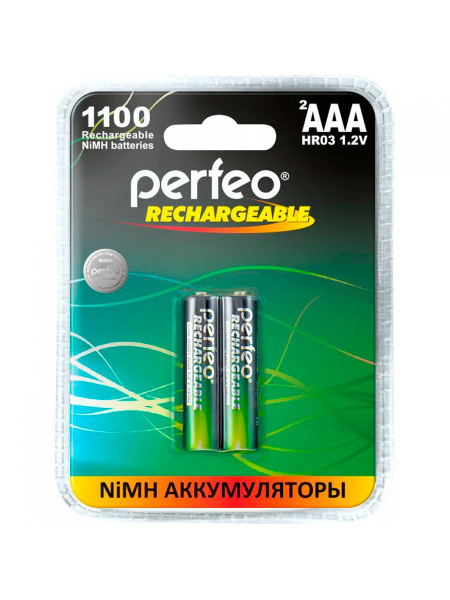 Perfeo Аккумуляторная батарея AAA, 1,2 В, 2 шт - купить с доставкой по выгодным ценам в интернет ...