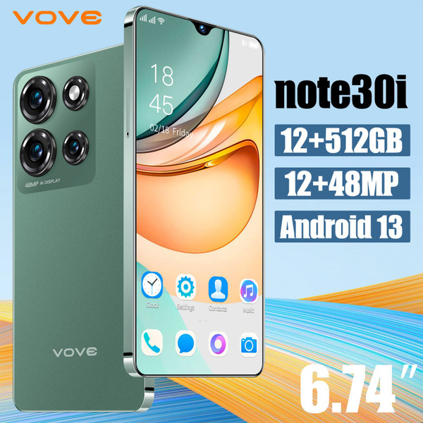 Смартфон Note30i Низкая цена мобильного телефона Реальные параметры Импортный чип Ультра ...