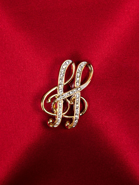 Брошь Скрипичный ключ купить с доставкой по выгодным ценам в интернет магазине Ozon 1445985689