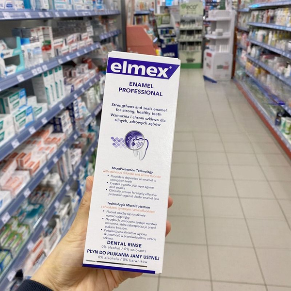 Elmex Профессиональная жидкость для полоскания рта для взрослых ...