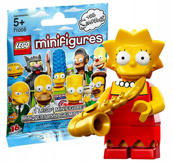 LEGO 71005-4 Лиза Симпсон с саксофоном. Коллекционная минифигурка ЛЕГО ...