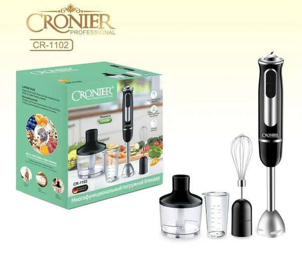 Блендер CRONIER CR 1102 купить по низкой цене с доставкой в интернет-магазине OZON (1480379116)