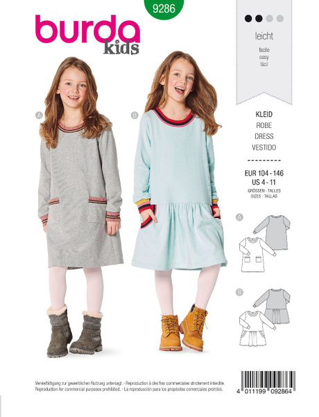 Выкройка для шитья Burda Брюки, шорты и лонгслив детские - купить с ...