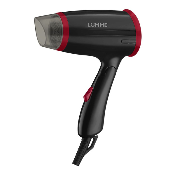 Фен для волос Lumme LU-HD1063A, черный, красный - купить по выгодным ...