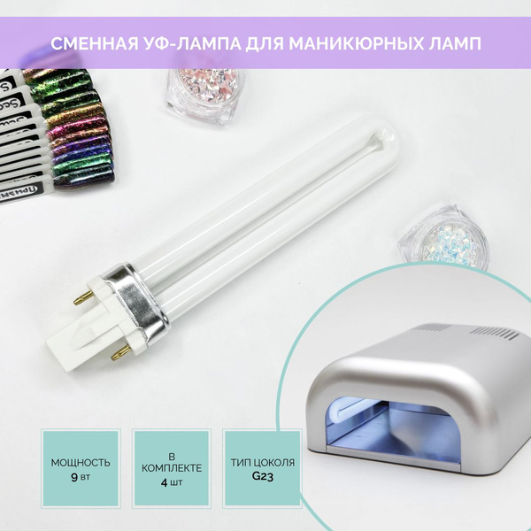 Лампа для маникюра Perfect Professional Лампочка ультрафиолетовая ...