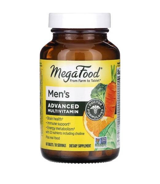 MegaFood комплекс витаминов и микроэлементов для мужчин 60 таблеток ...