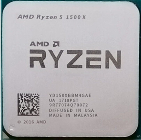 Процессор AMD R5-1500X Ryzen 5, OEM (без кулера), 4 яд., 3.5 ГГц купить ...