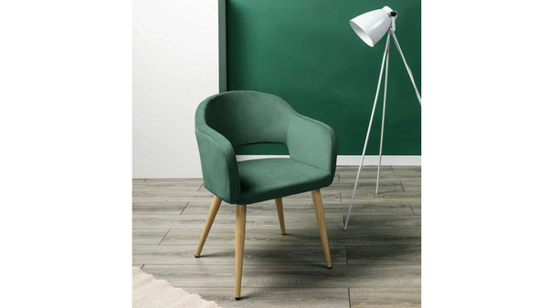 Кресло Ord_Sky Velvet 43, 1 шт., 59х59х77.5 см, Велюр искусственный ...
