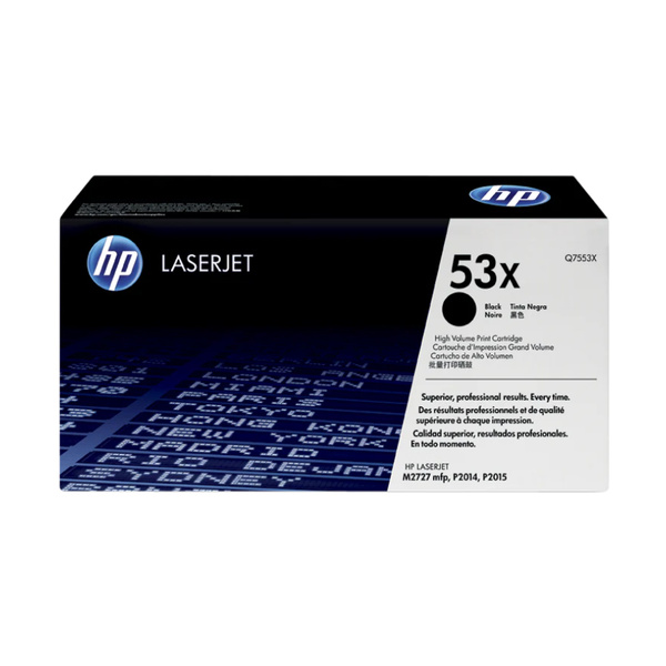Расходник для печати HP Q7553X, Черный (black), для МФУ, для лазерного ...