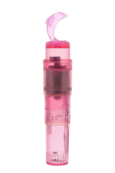 Вибратор розовый виброракета VIBE ALIVE DOLPHIN MINI MASSAGER - купить ...