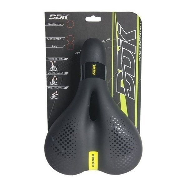 Седло велосипедное DDK D-391 MF комфорт, для города, MTB, пена, унисекс - купить с доставкой по ...