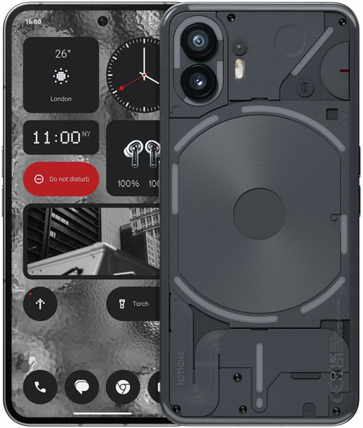 Смартфон Nothing Phone (2) 512 ГБ 12 ГБ Черный 6.7 OLED/AMOLED A065 ...