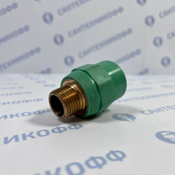 Соединение прямое PPR BANNINGER НР 25х1/2", зеленое 8243g, 00000000513 ...