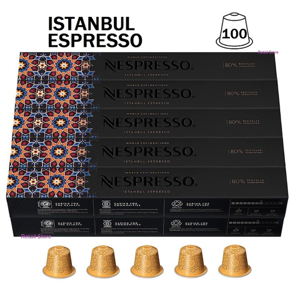 Набор кофе Nespresso Istanbul Espresso, 10 упаковок (100 капсул) купить ...
