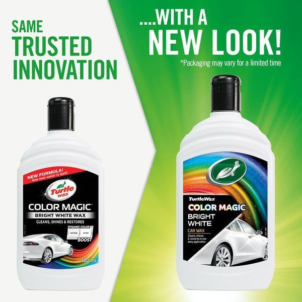 Полироль автомобильный Turtle Wax Color Magic Ярко-Белый, 500мл ...