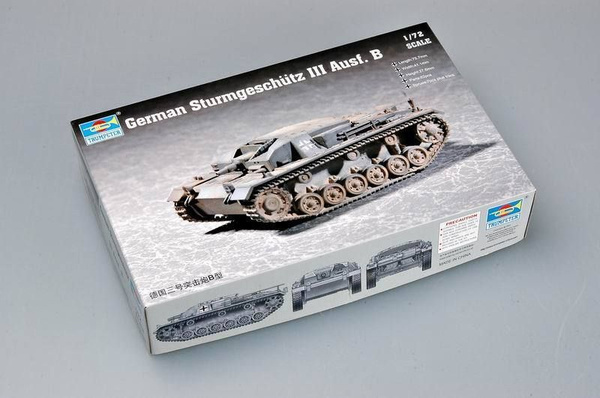 Trumpeter 1/72 07256 Немецкий Sturmgesch tz III. Ausf. B Танки - купить ...