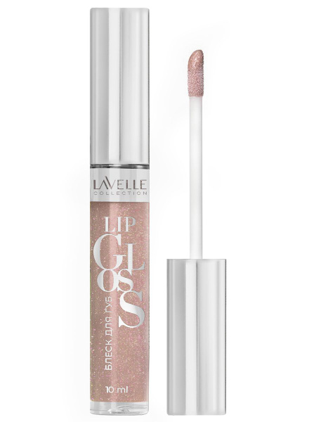 LavelleCollection Блеск для губ Lip Gloss Silver, тон 56 сиренево ...