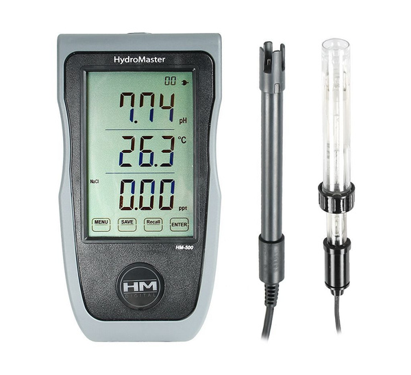 HM Digital HM-500 Мультимонитор Hydromaster pH/EC/TDS/Temp с сенсорным ...