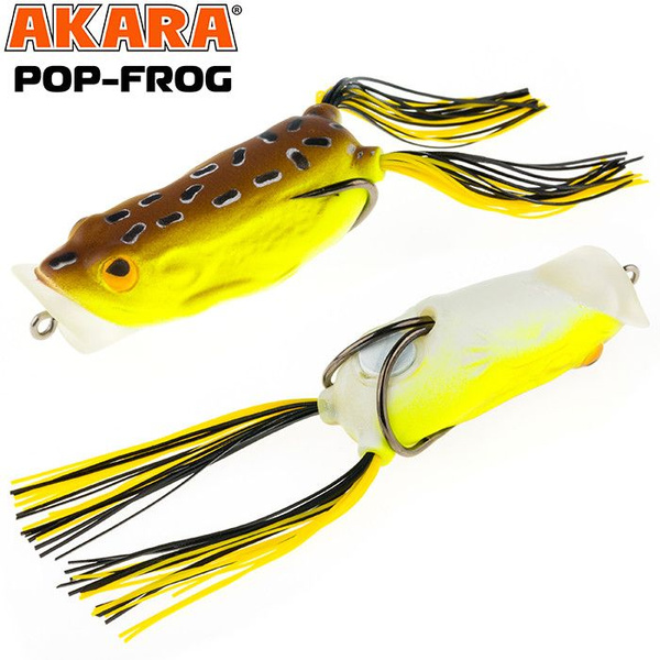 Лягушка Akara Pop-Frog 70мм 18гр. (3/5 oz 2,8 in) 10 - купить по доступной цене в интернет ...