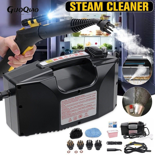 Профессиональный пароочиститель Qichen STQX02A-T+-3000W-1, черный, 3000 ...