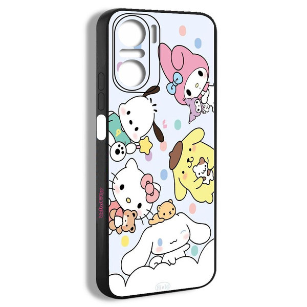 чехол для смартфона Подходит для Poco F3 Hello Kitty котик милые друзья ...