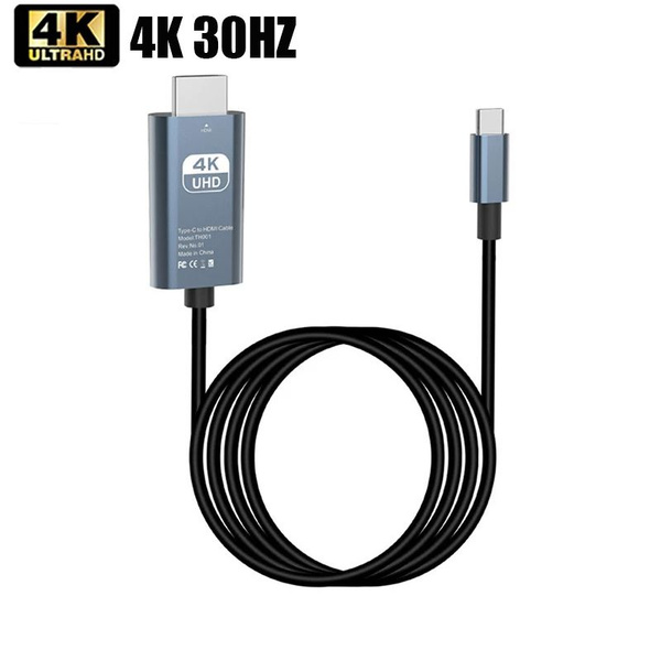 Кабель переходник Type-C на HDMI,4K 30Hz,2 метра - купить с доставкой ...