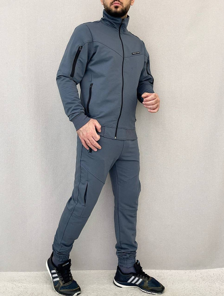 Костюм спортивный Мужской BENTIN FASHION Домашний, Спортивный графит ...