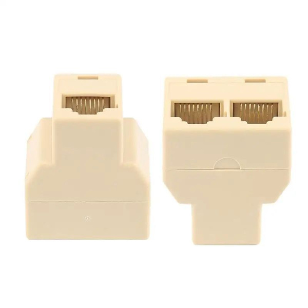 Разветвитель Rj45 Ethernet адаптер Сетевой кабель 1 2 канальный