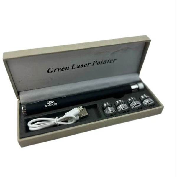 Лазерная указка Green Lazer Pointer SD-12 - купить с доставкой по выгодным ценам в интернет ...