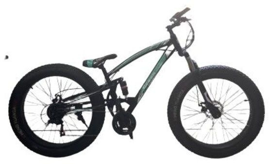 Велосипед GREEN Fat Bike 26 дюйм 2021 18 дюймов зеленый - купить по ...