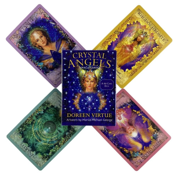Карты Таро Хрустальные ангелы/Crystal Angels Oracle Cards,44 шт ...