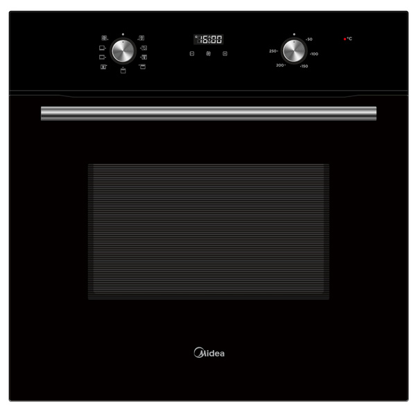 Midea Электрический духовой шкаф электрический Midea MO68101CGB, черный ...