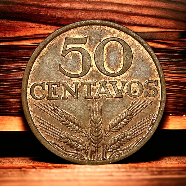 Монета Португалия 50 сентаво 1978 года. Колосья - купить в интернет-магазине OZON с быстрой ...