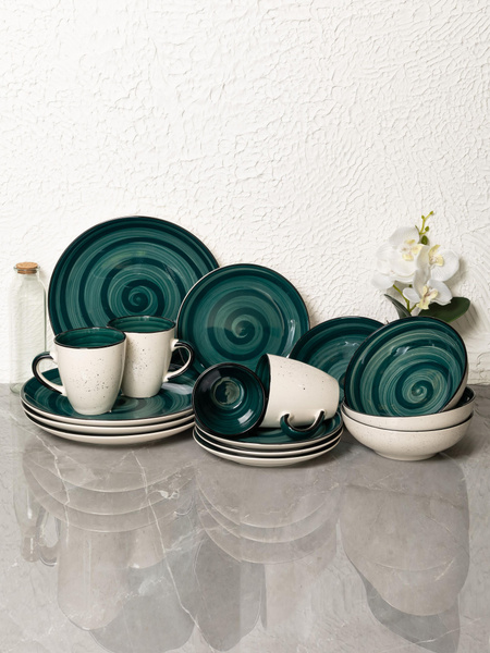 Lux Farfor Сервиз обеденный "АЭРОГРАФИЯ" из 16 предм., количество персон: 4 - купить с доставкой ...