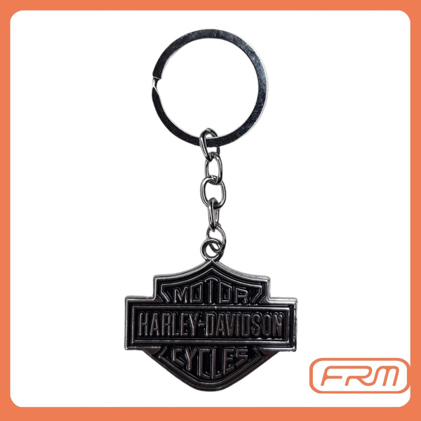 Брелок для ключей Harley Davidson хром металл - купить с доставкой по ...