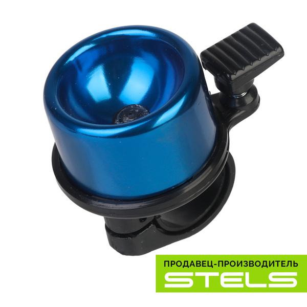 Звонок для велосипеда STELS 14A-09 "Компас" алюминий/пластик, чёрно-синий купить на OZON по ...