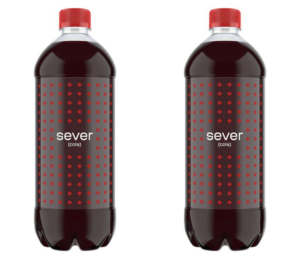 Sever Сильногазированный безалкогольный напиток Cola, 1 л, 2 шт ...