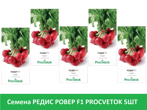 Procvetok Редиса Ровер F1 - купить по выгодным ценам в интернет-магазине OZON (1564480428)
