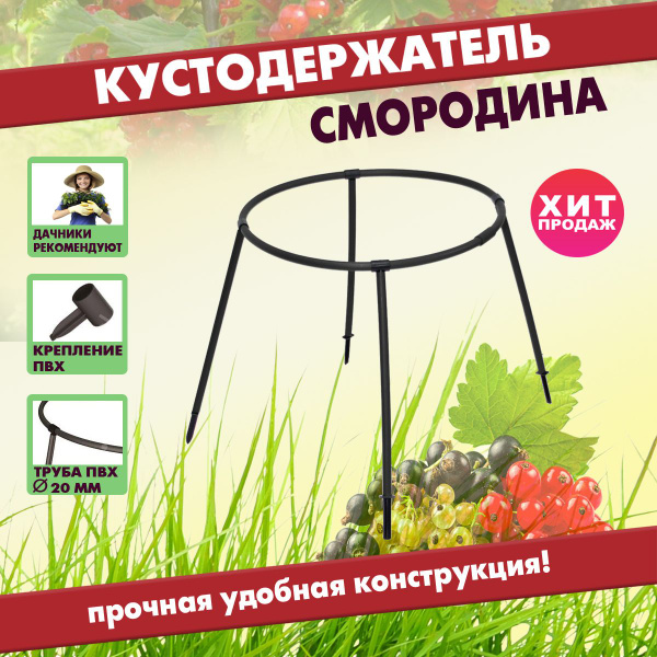 Кустодержатель смородина садовый пластиковый, опора для растений Gestia ...