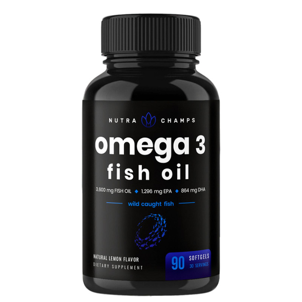 Omega 3, Nutra Champs , Омега 3, 3600 мг 90 капсул - купить с доставкой ...