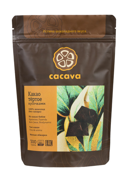 Какао тёртое кусочками Бразилия, Fazenda Bom Jesus (Cacava), 300 г ...