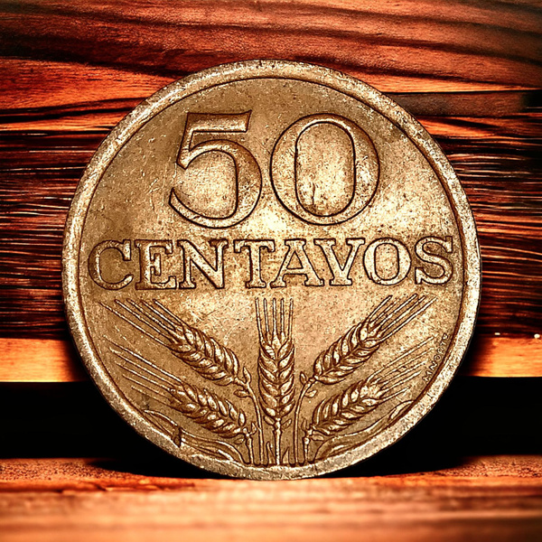 Монета Португалия 50 сентаво 1973 года. Колосья - купить в интернет-магазине OZON с быстрой ...