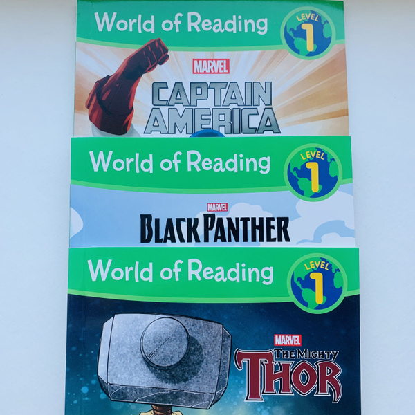 Набор №4 из 3 книг. World of Reading. Marvel. Level 1. This is Thor ...