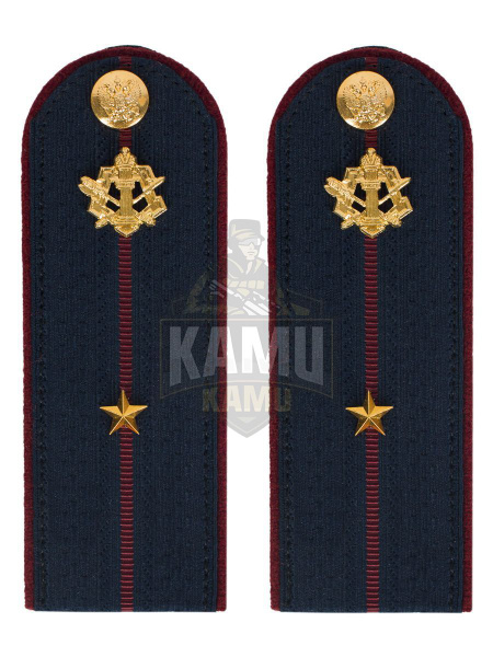 Погоны ФСИН на куртку картон (в сборе) укомплектованные с фурнитурой ...