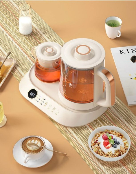 Набор с электрическим чайником 56789012, белый купить на OZON по низкой ...