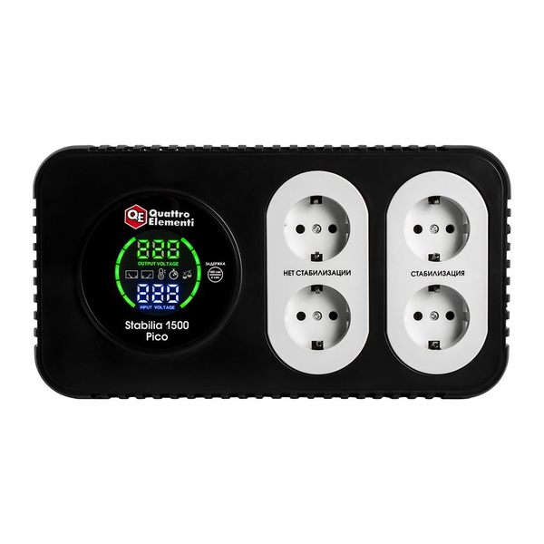 Стабилизатор напряжения QUATTRO ELEMENTI Stabilia 1500 Pico (1500 ВА ...