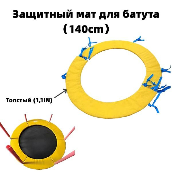 Защитный мат для батута из жемчужного хлопка (150 см) - купить с ...